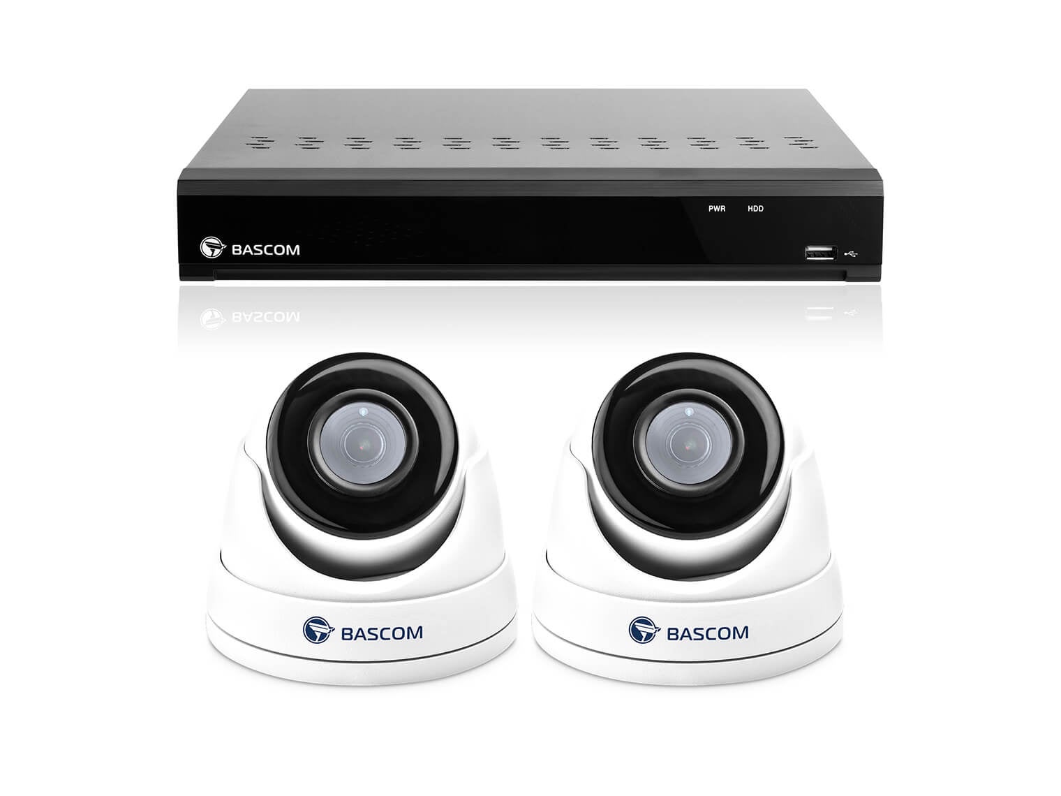 Wired 2-dome system - Bascom