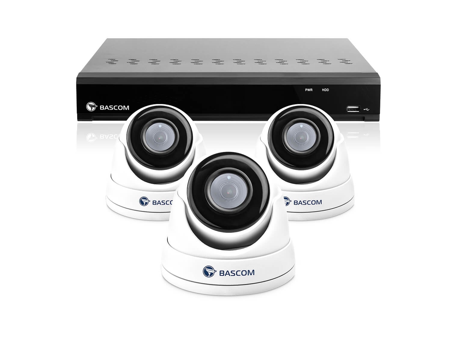 Wired 3-dome system - Bascom