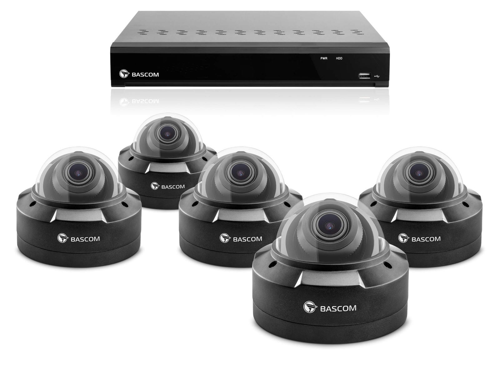 Wired 5-dome system PLUS - Bascom
