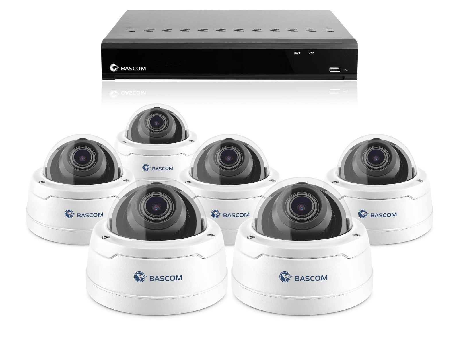 Wired 6-dome system PRO - Bascom