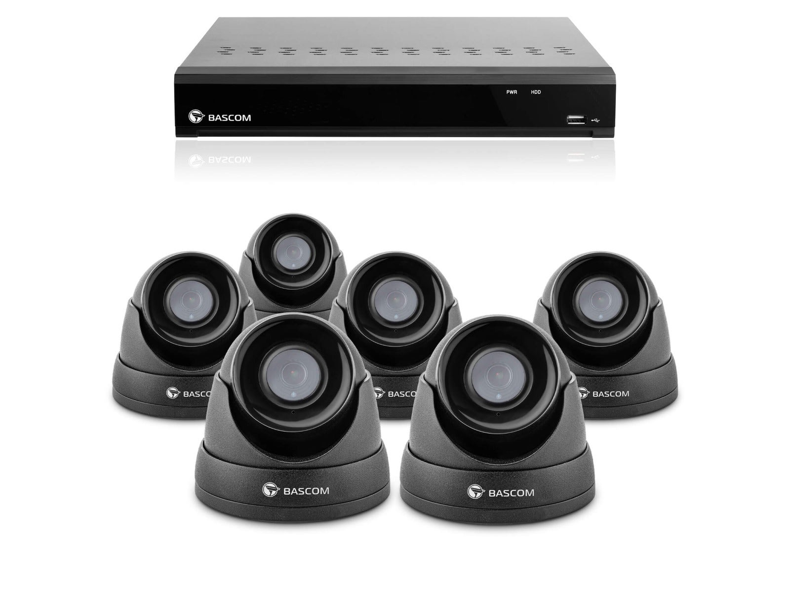 Wired 6-dome system - Bascom