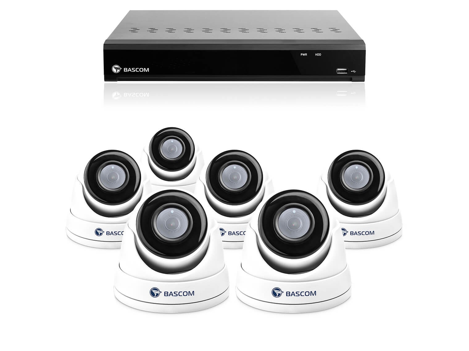 Wired 6-dome system - Bascom