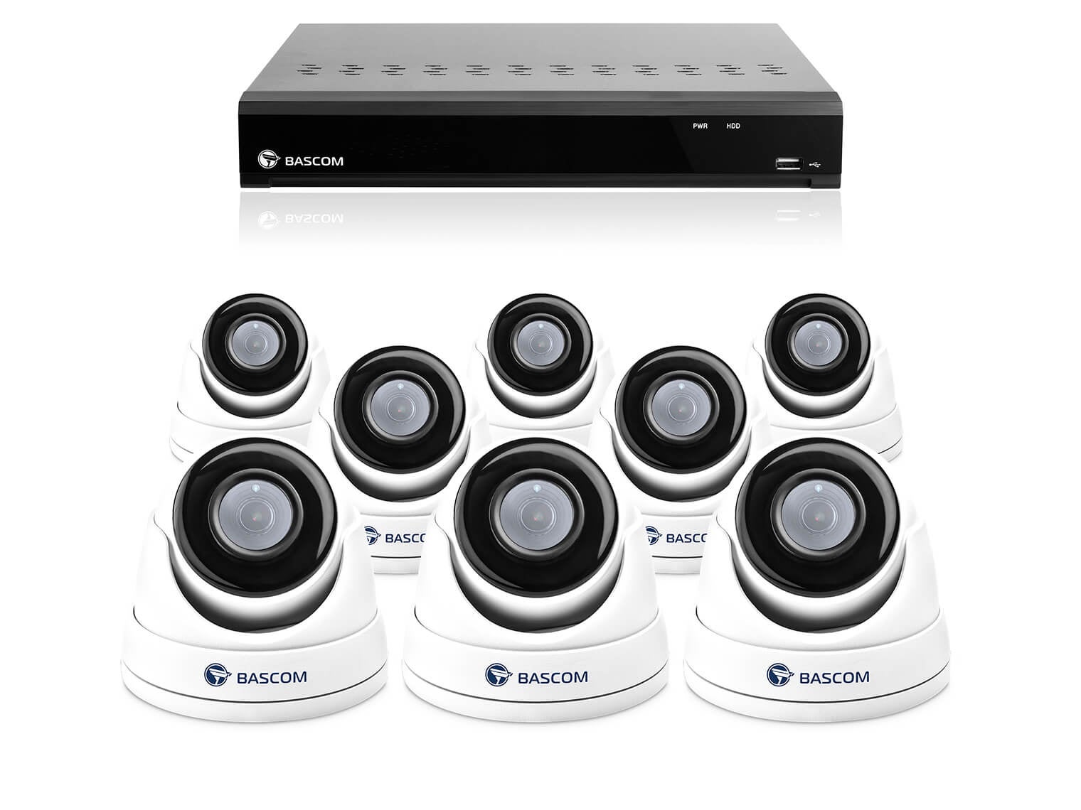 Wired 8-dome system - Bascom